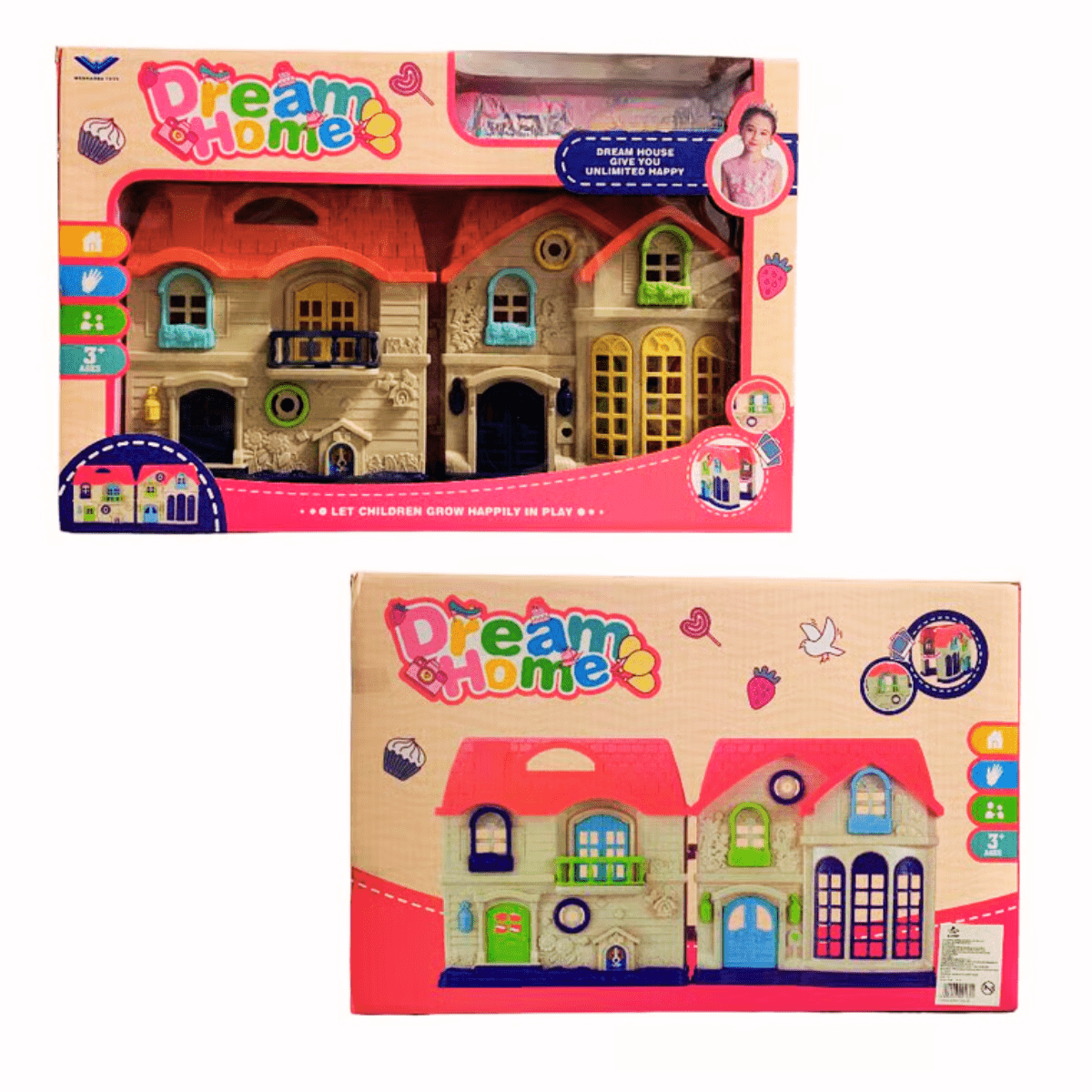 Dream House Play Dollhouse Set – Aged 3+ - Nesh Kids Store | Sri Lanka