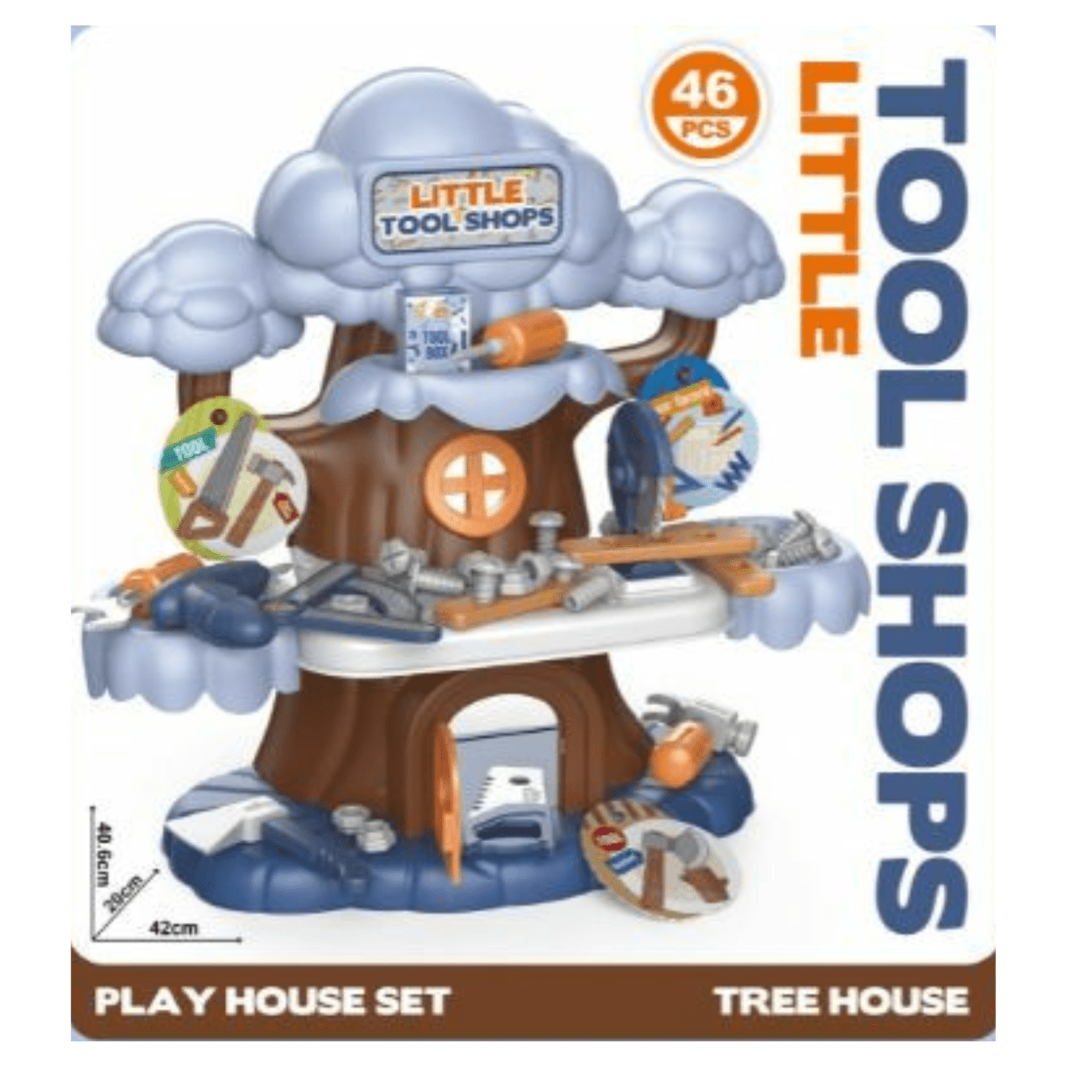 Tree House Tool Set Hut - 46 pcs - Nesh Kids Store | Sri Lanka