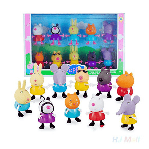 10-Pcs New Peppa Pig Friends Action Figures 3+ - Nesh Kids Store | Sri ...