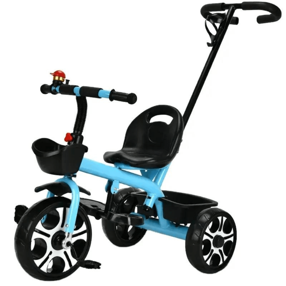 2-in-1 Convertible Tricycle with Parental Adjustable Push Handle - Nesh ...