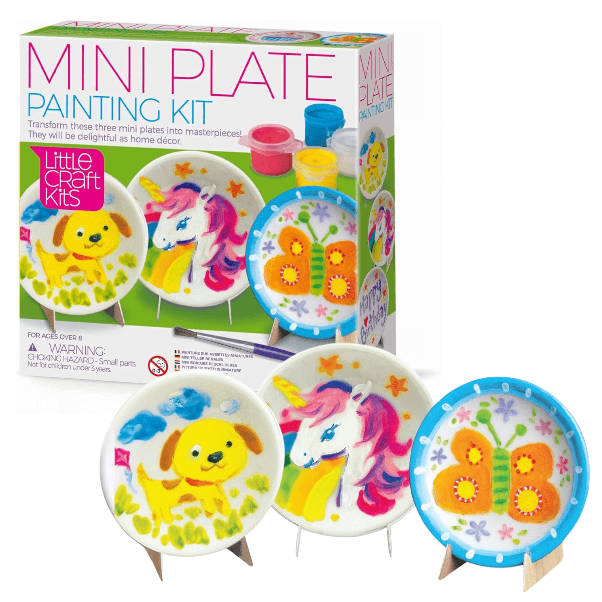4M Little Craft Mini Plates Painting Kit 8+ - Nesh Kids Store | Sri Lanka