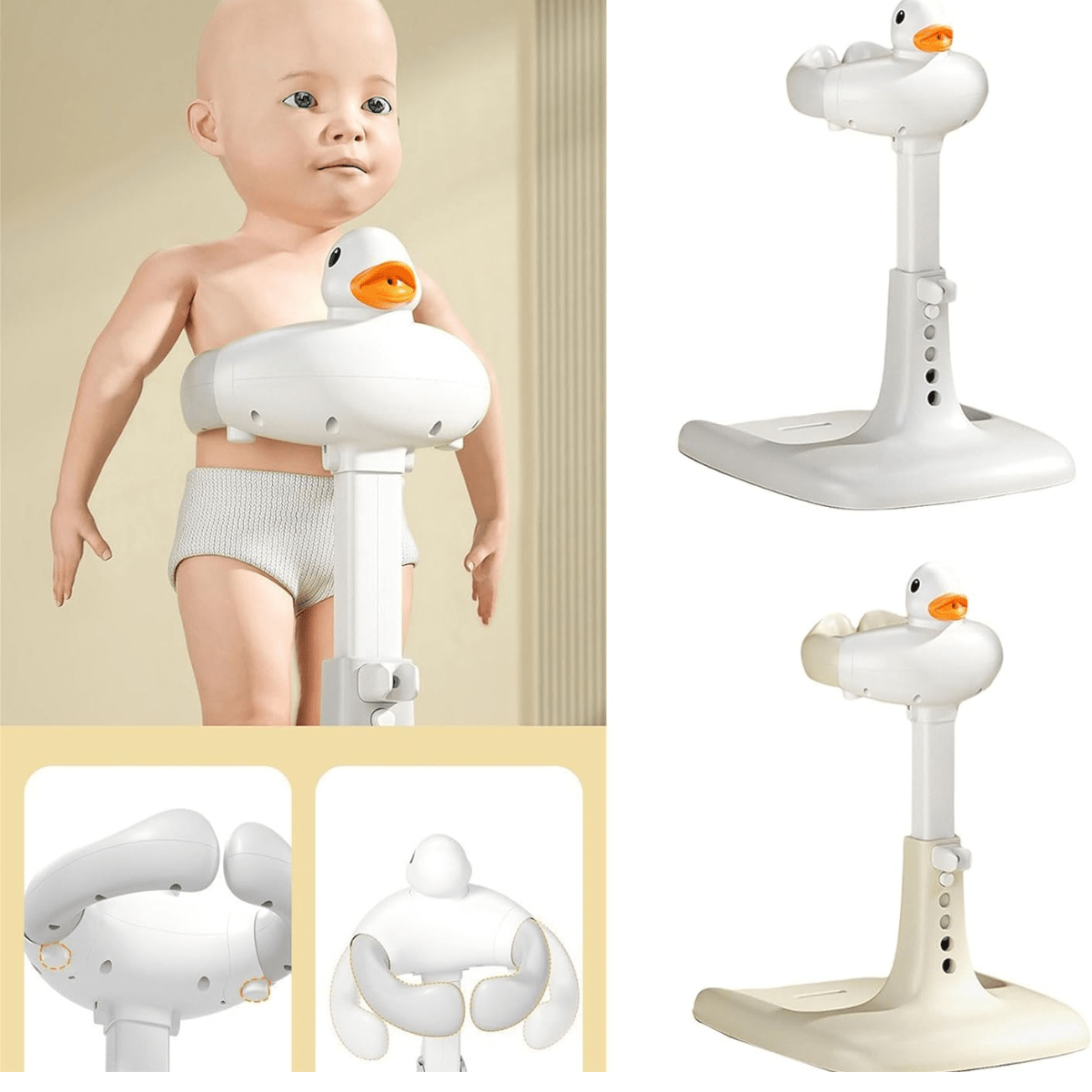 Adjustable Height Baby Shower Stand with Anti-Slip Base - Nesh Kids ...