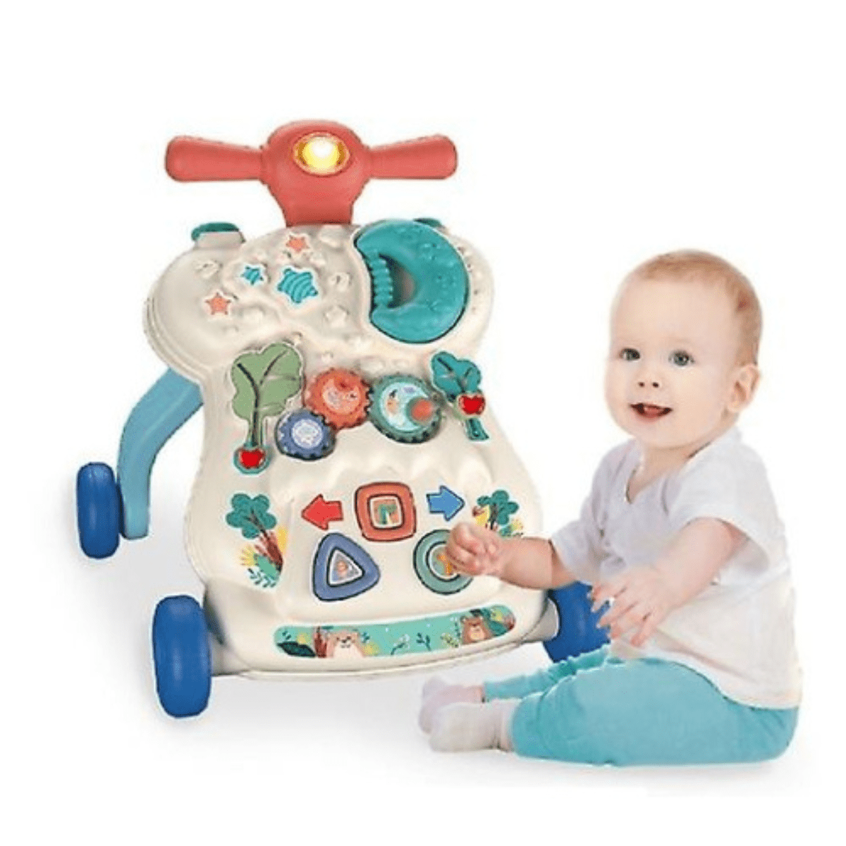 Baby Activity Push Walker - Sit-to-Stand Learning Walker - Nesh Kids ...