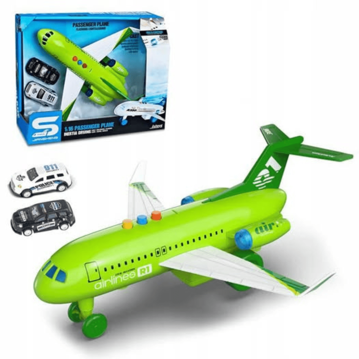 Battery Operated Airplane with 2 Cars – For Kids 3+ - Nesh Kids Store ...