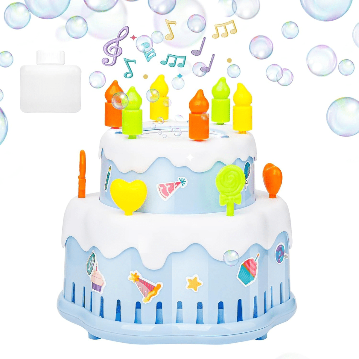 Battery Operated Birthday Cake Bubble Machine - Nesh Kids Store | Sri Lanka