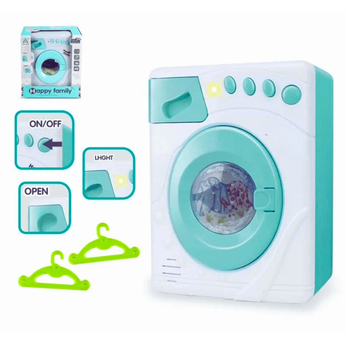 Battery Operated My Home Children's Toy Washing Machine 3+ - Nesh Kids Store | Sri Lanka