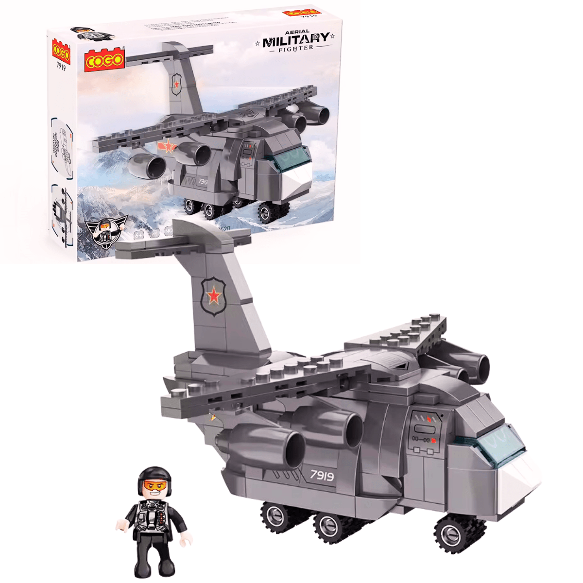 COGO Aerial Military Air Fighter - 258 PCS (6+) - Nesh Kids Store | Sri ...