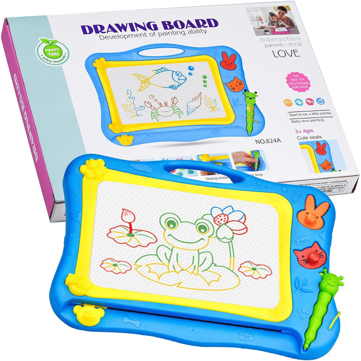 Erasable Magnetic Drawing Board 3+ - Nesh Kids Store | Sri Lanka