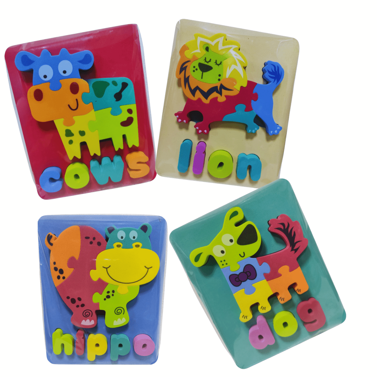 Foam Animal Puzzle Set with Letters - Nesh Kids Store | Sri Lanka