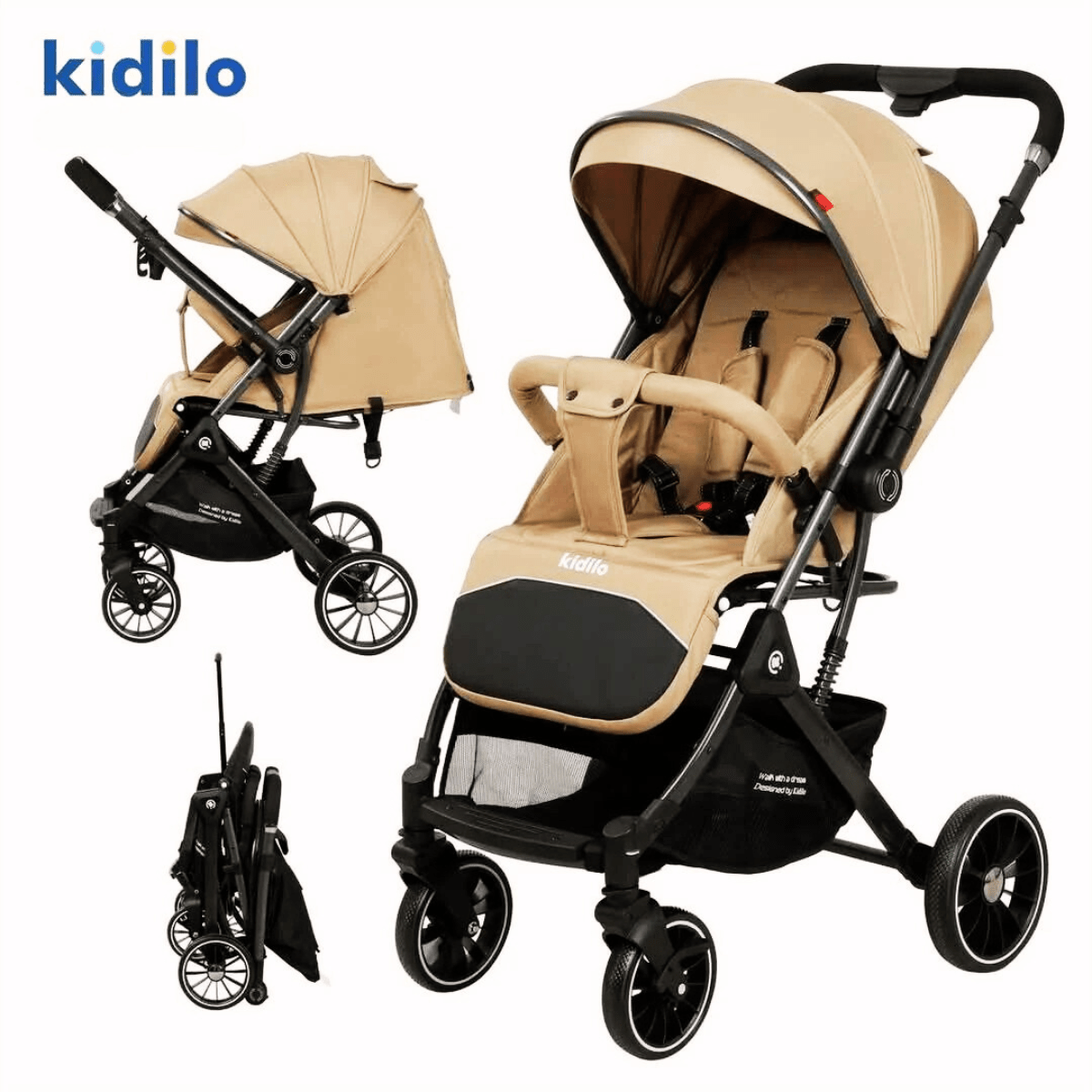 Kidilo 535 Lightweight Two-Way Stroller - Nesh Kids Store | Sri Lanka