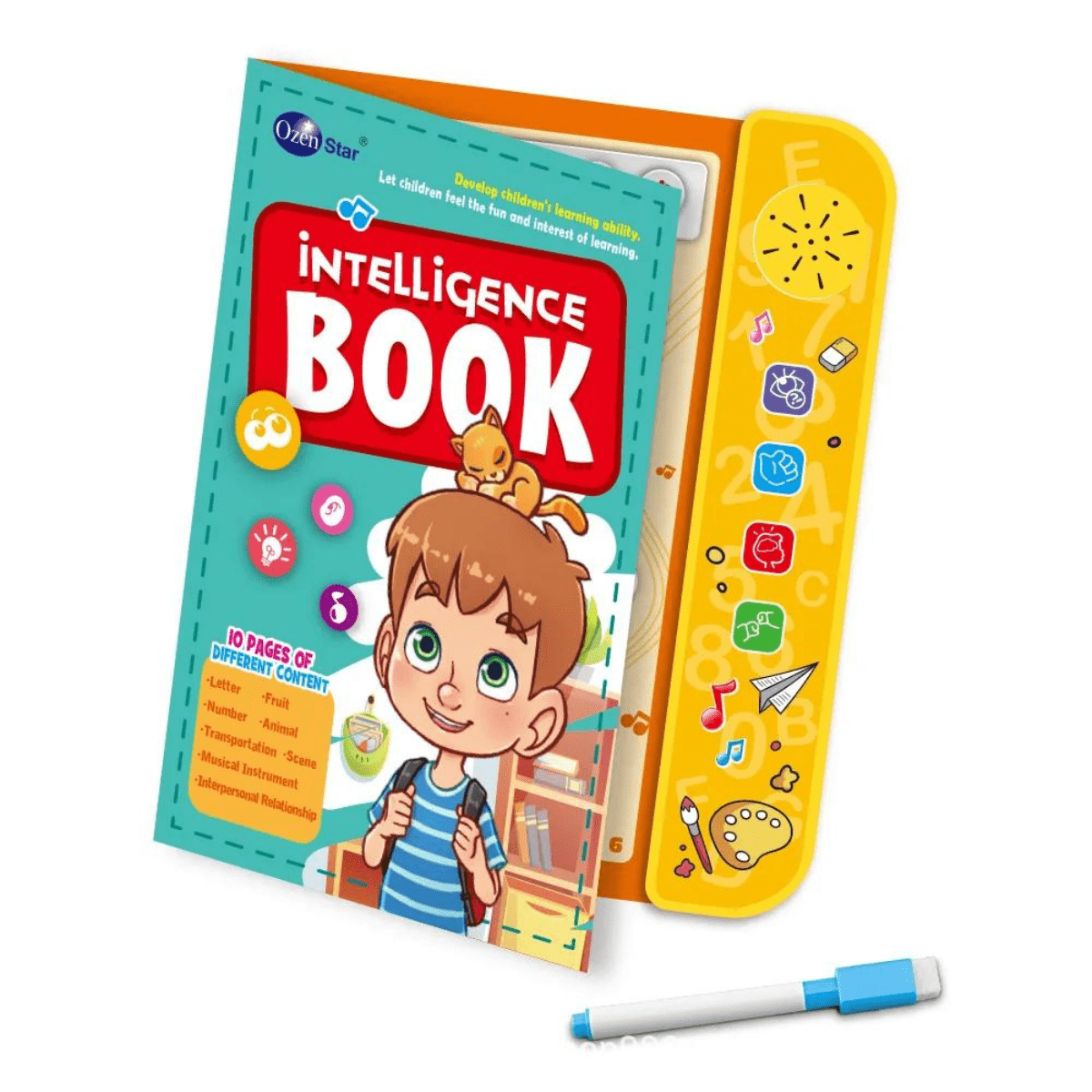 Kids Intelligence Book English Letters & Word - Nesh Kids Store | Sri Lanka