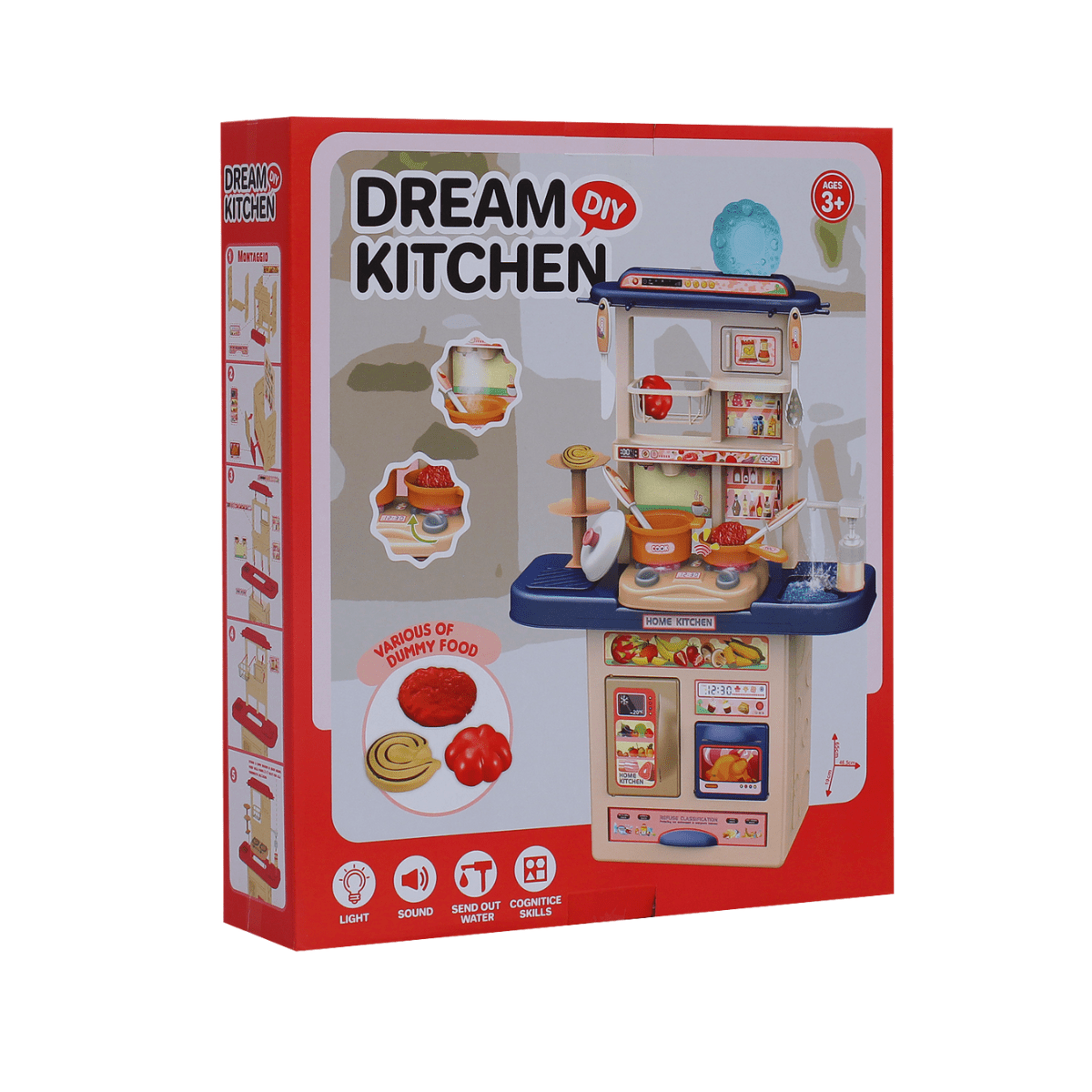 Kids Pretend Dream Kitchen Set 3+ - Nesh Kids Store | Sri Lanka