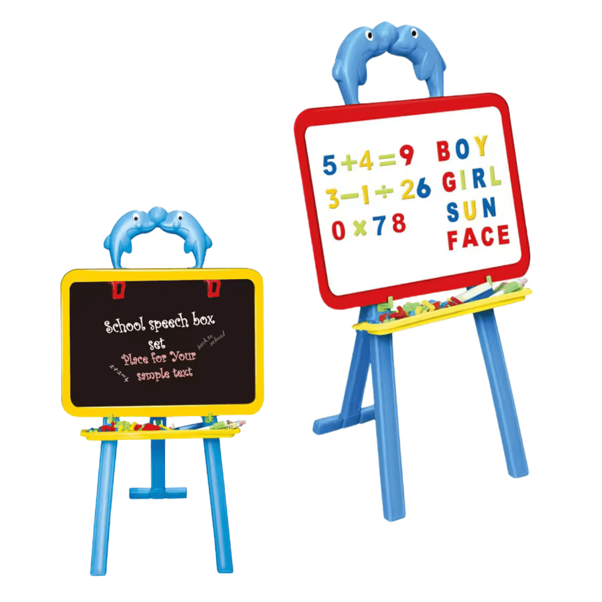 Magnetic Dual-Sided Learning Board 3+ - Nesh Kids Store | Sri Lanka