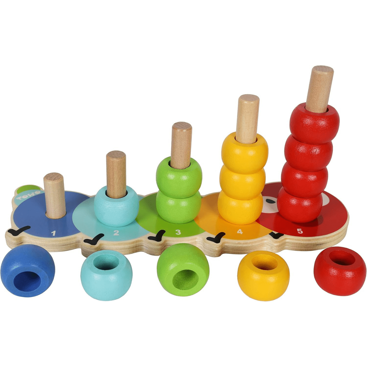 Oxford Wooden Stacking Tower for Baby and Toddler - Nesh Kids Store ...