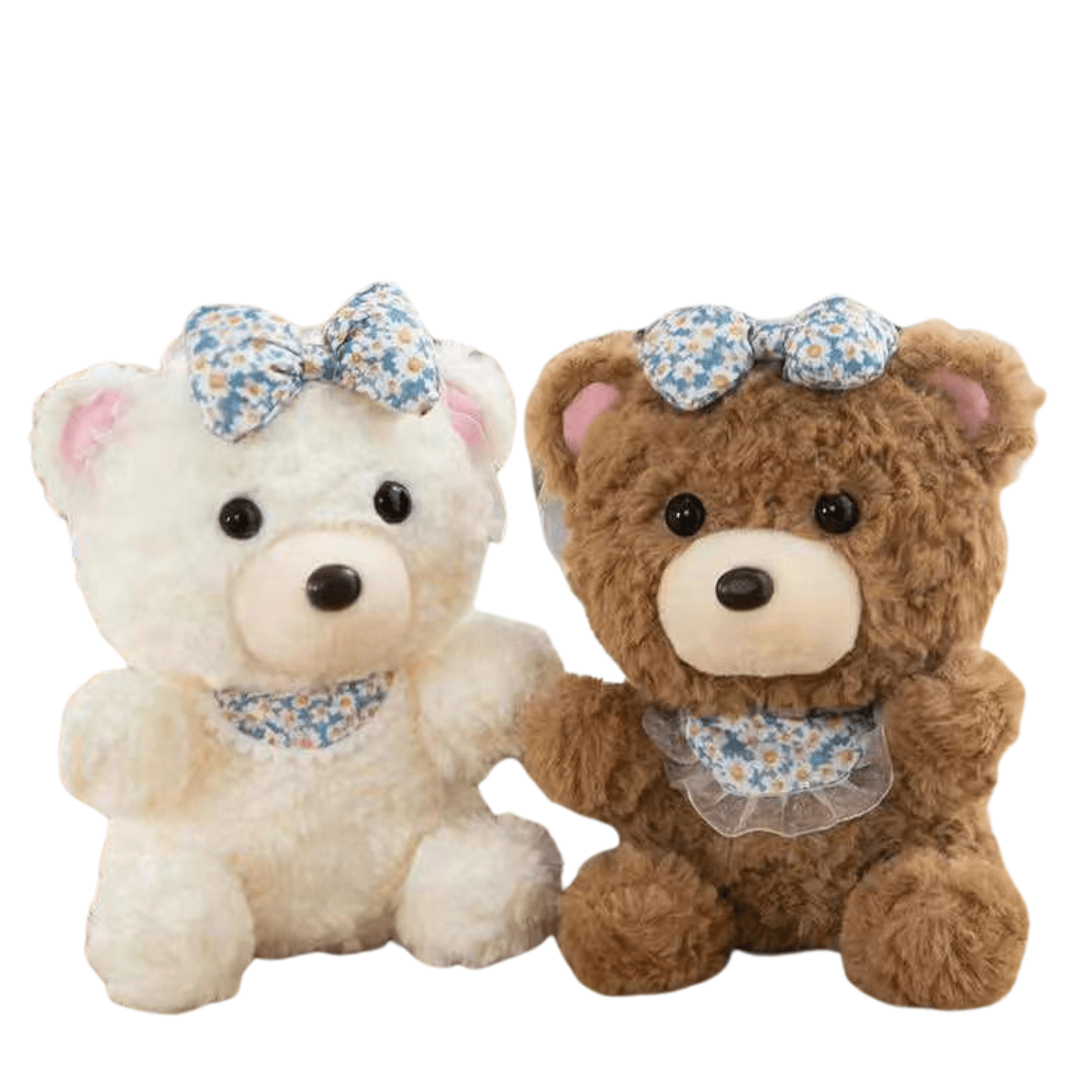 Plush Soft Toy 22 cm Wooly Bear with Bow (Brown) - Nesh Kids Store ...