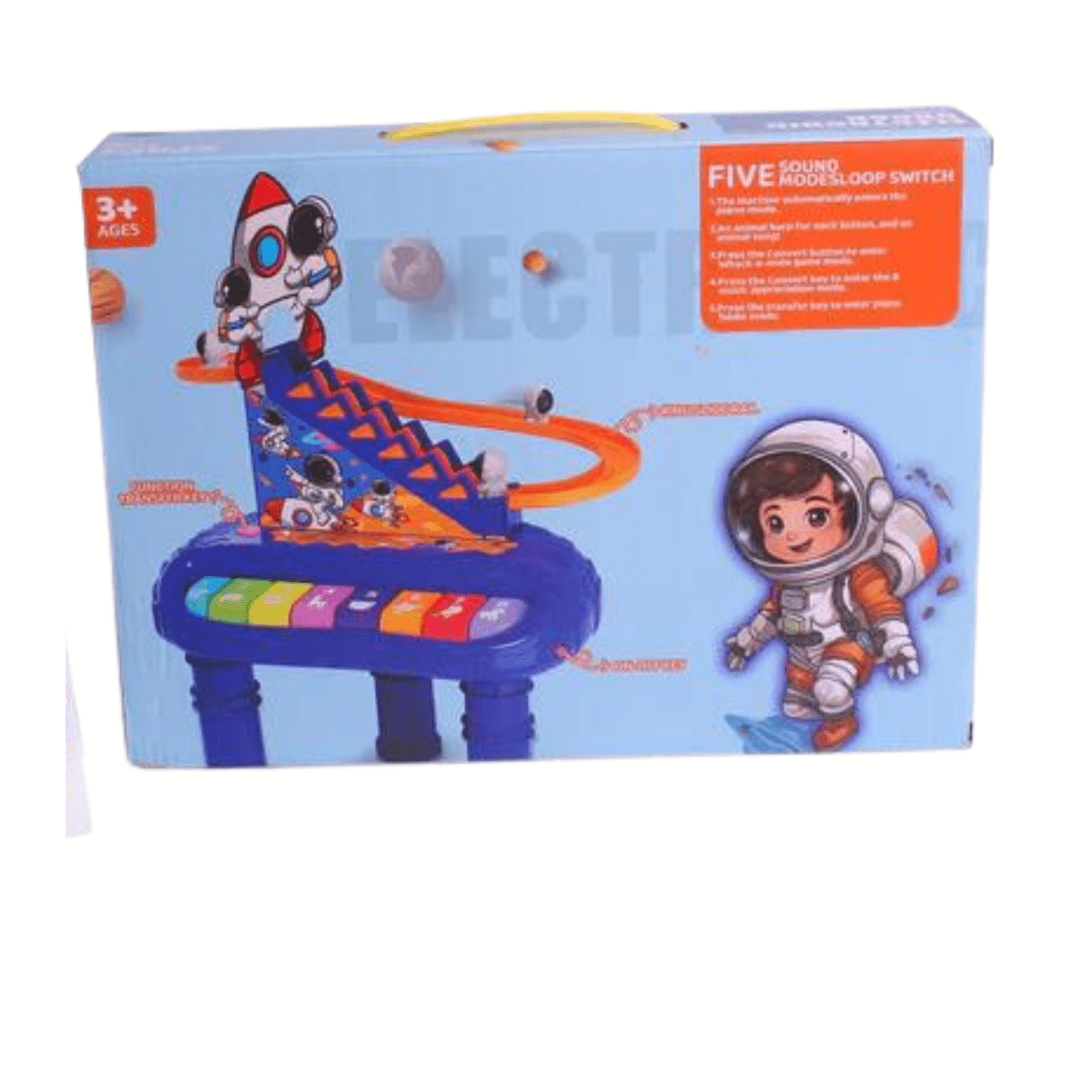 Space World Astronauts Themed Slide and Go Plus Musical Keyboard 3 ...