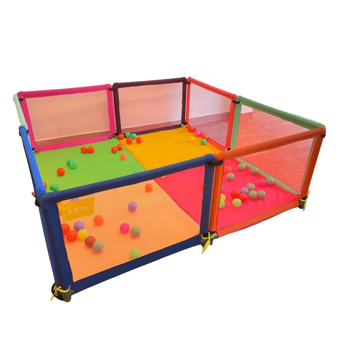 Standard 8 Panel Playpen with Mattress+50 Balls - Nesh Kids Store | Sri ...