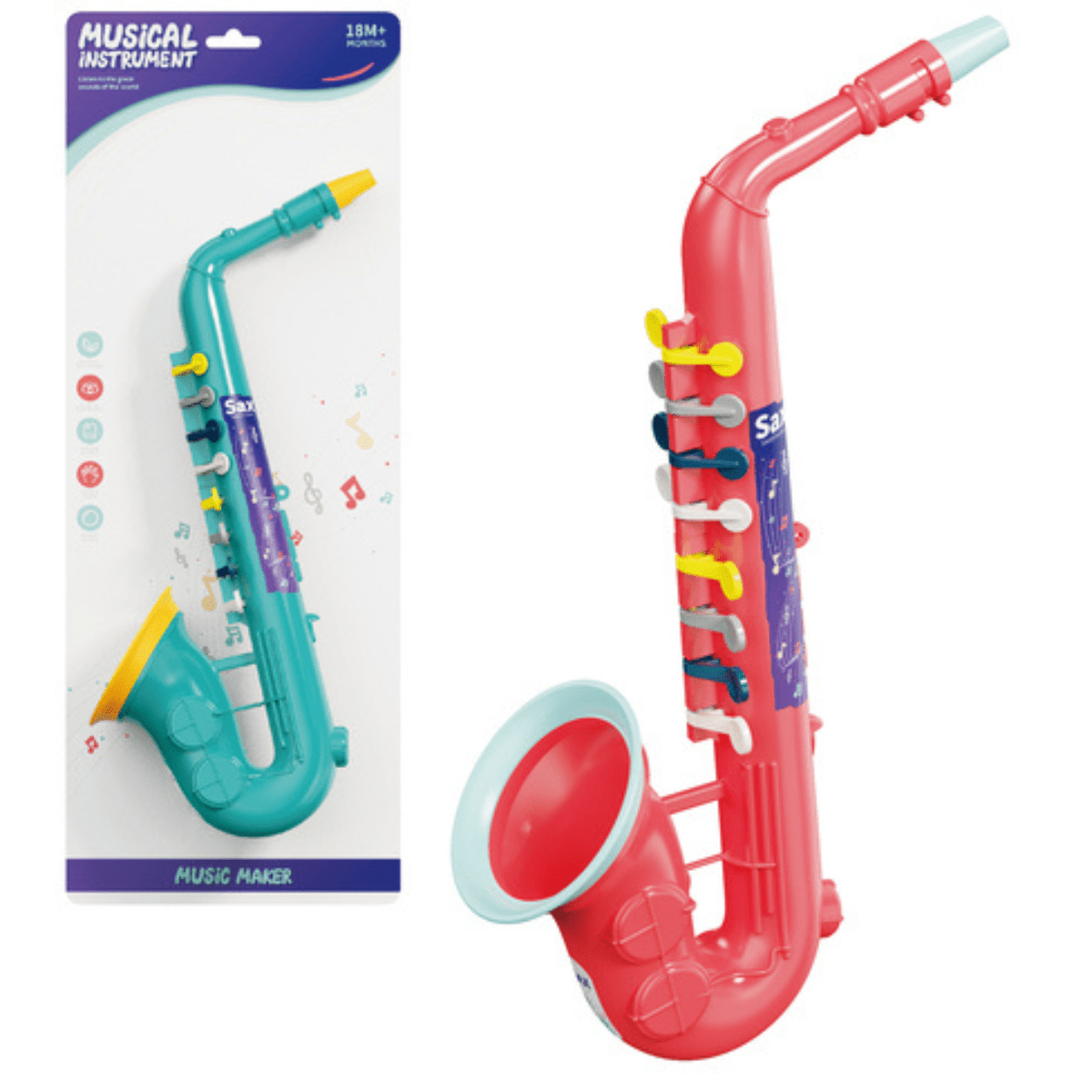 Toy Play Saxophone (Ages 3+) - Nesh Kids Store | Sri Lanka