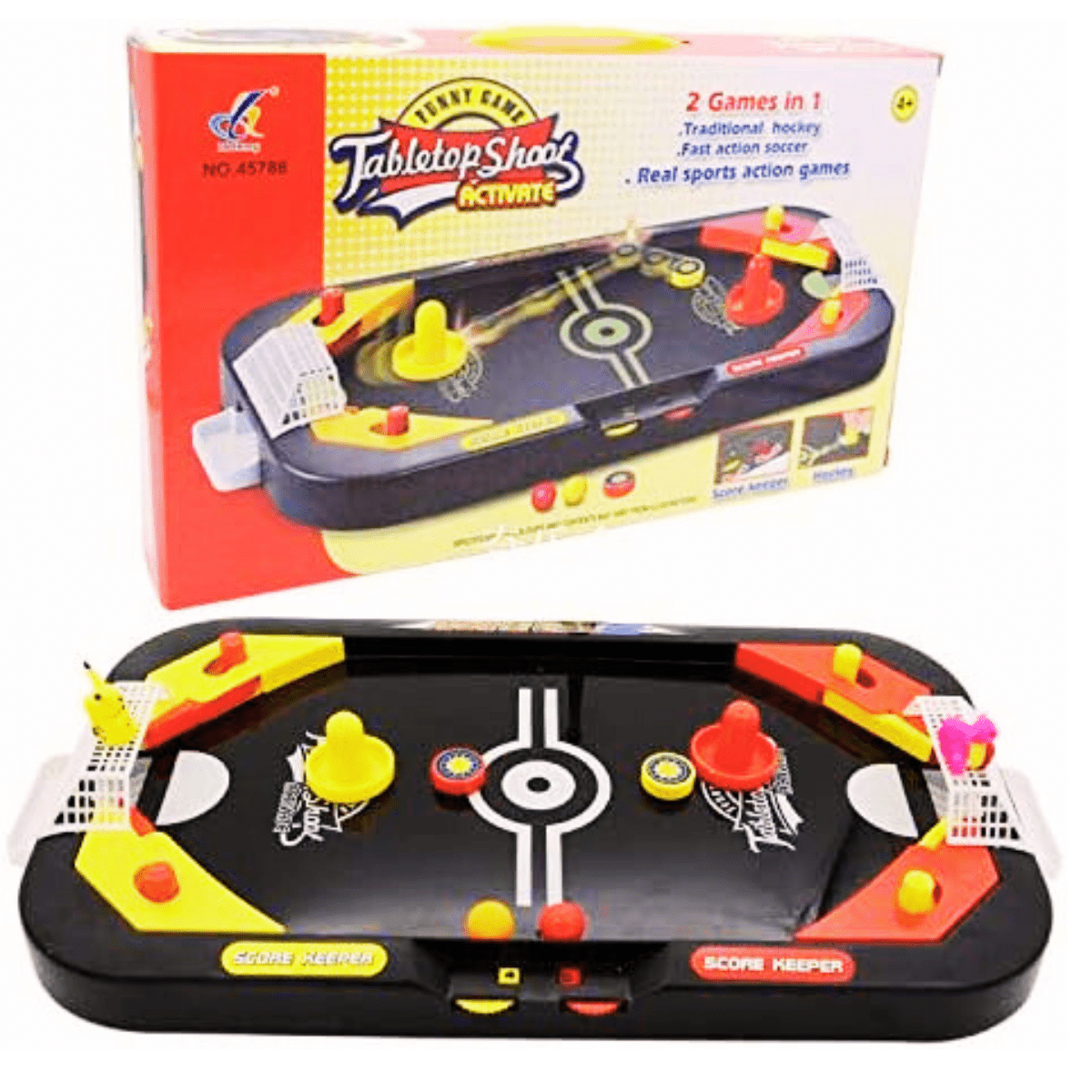 Two in One Air Hockey Pinball – Skill Game - Nesh Kids Store | Sri Lanka