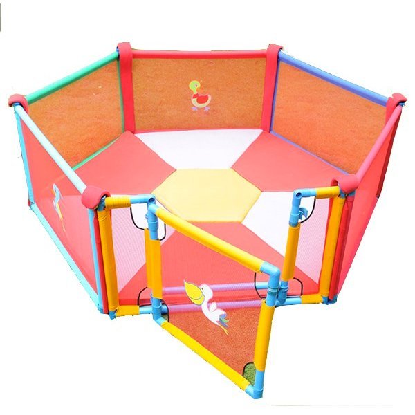 6 Panel Playpen with Granny Gate (Poco Casa) - without Mattress - Nesh ...