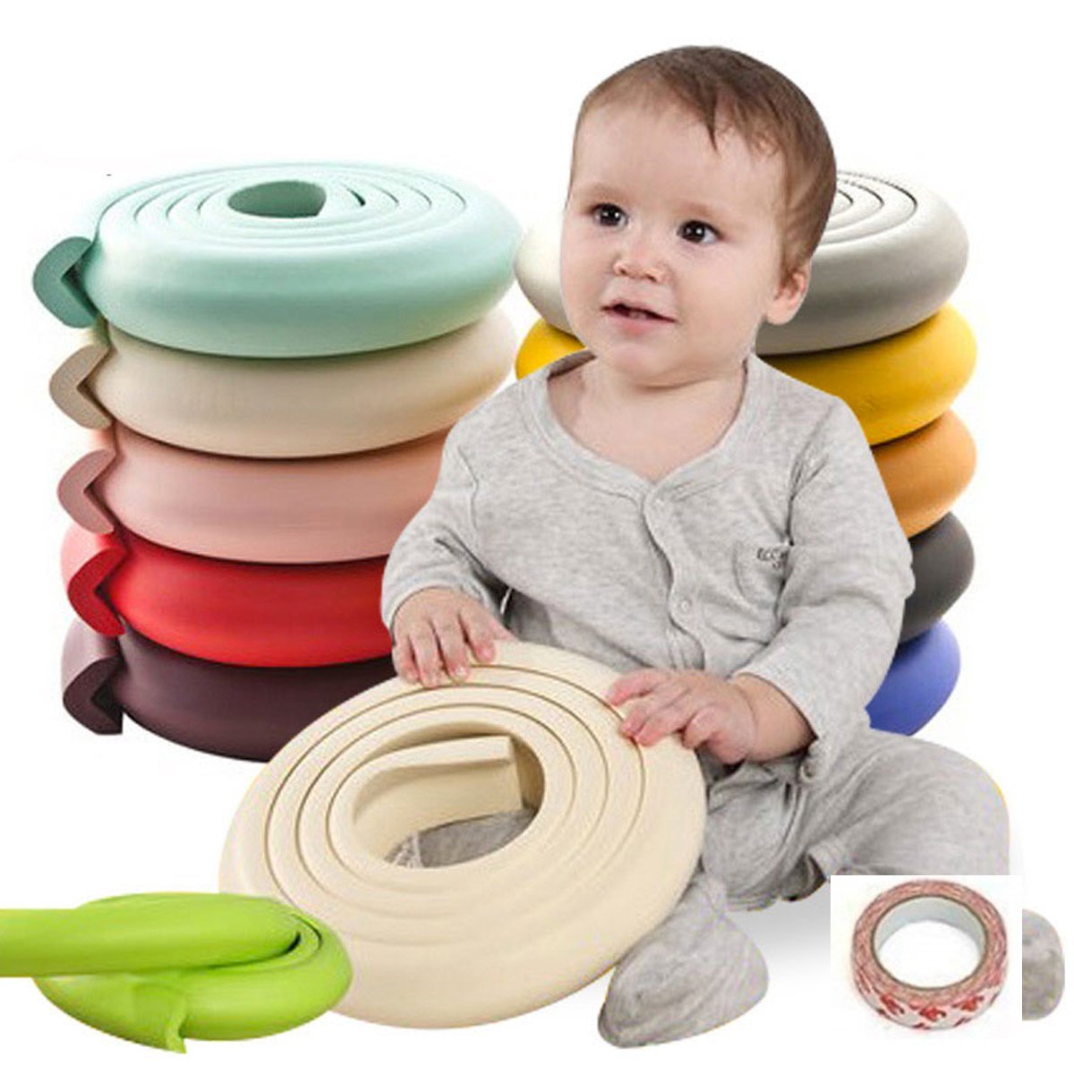 Baby Safety Edge & Corner Cushion (2 Meter) - Nesh Kids Store