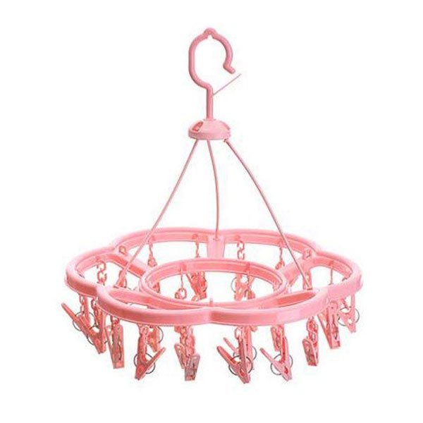 Circular (Flower Design) Laundry Drying Hanger with 24 Clips – Nesh ...