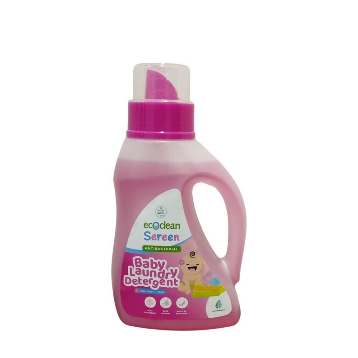 Ecoclean - Baby Laundry Detergent Antibacterial - Cherry 500ml - Nesh ...