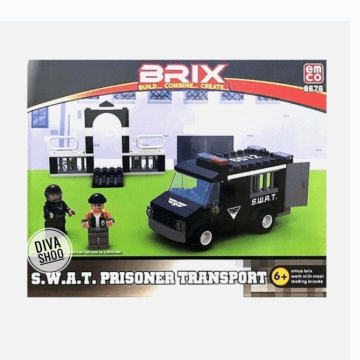 EMCO BRIX S.W.A.T Prisoner Transport 8676 - Nesh Kids Store | Sri Lanka