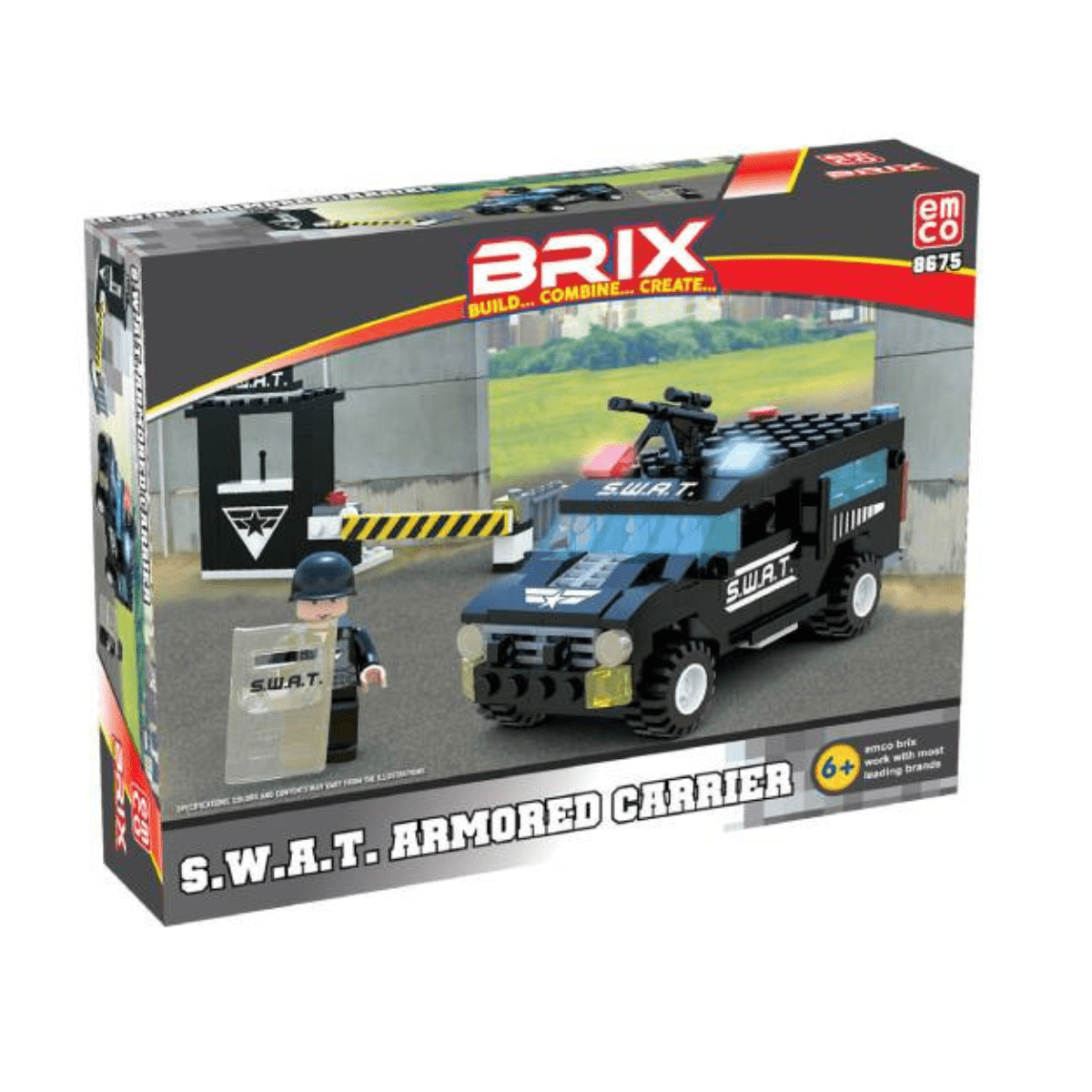 EMCO BRIX S.W.A.T.Armored Carrier (6+) - Nesh Kids Store | Sri Lanka