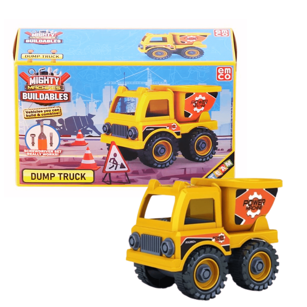 EMCO Mighty Builder-Dump Truck (3+)-101830 - Nesh Kids Store | Sri Lanka