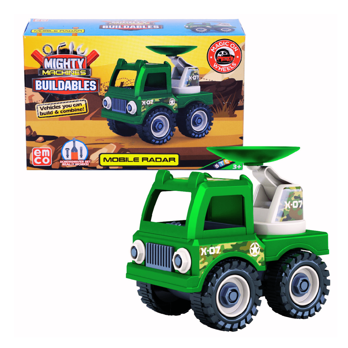 EMCO Mighty Builder-Mobile Radar (3+)-101830 - Nesh Kids Store | Sri Lanka