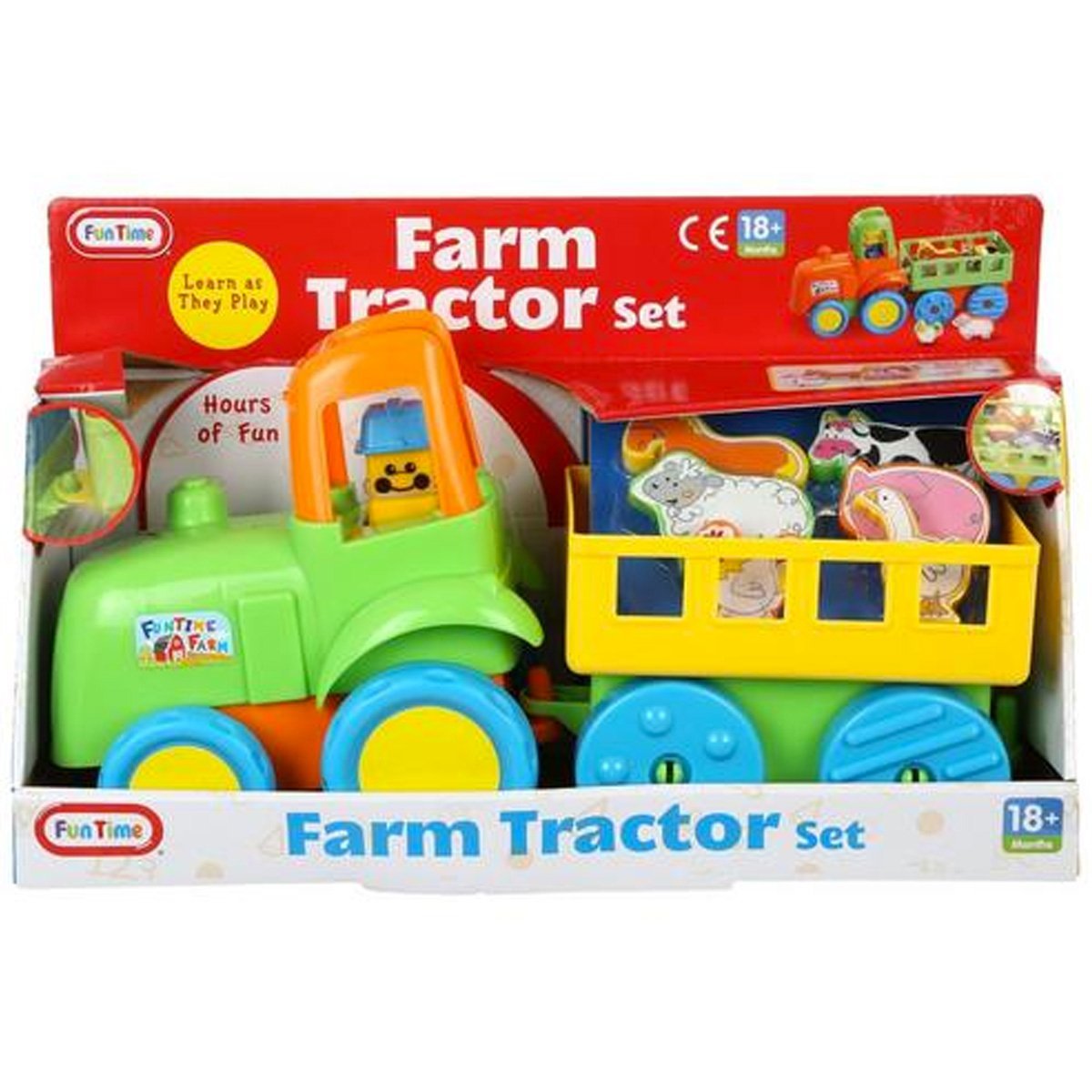 Fun Time – Farm Tractor Set - Nesh Kids Store