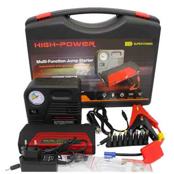 High-Power 50800mAh Portable Car Jump Starter & Air Compressor - Nesh ...