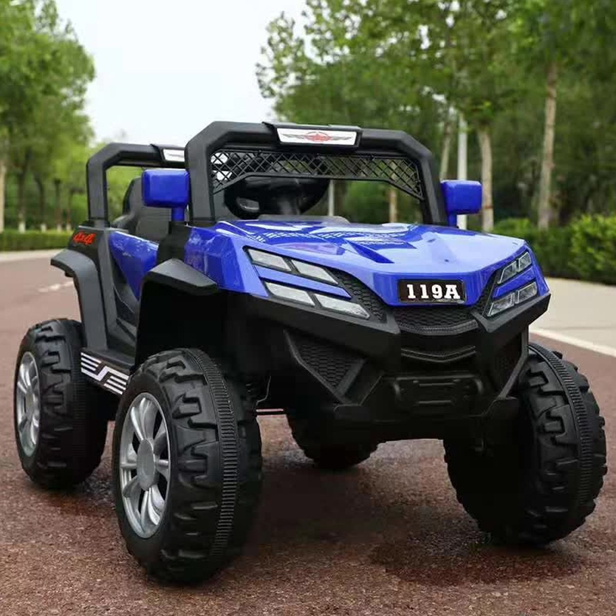 Kids Ride on Jeep with 12V Rechargeable Battery, Music, Lights and ...