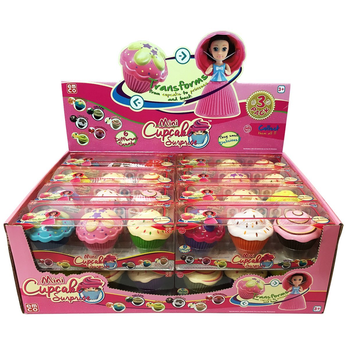 Mini Cupcake Dolls 3-Pcs In One PVC Box – Nesh Kids Store