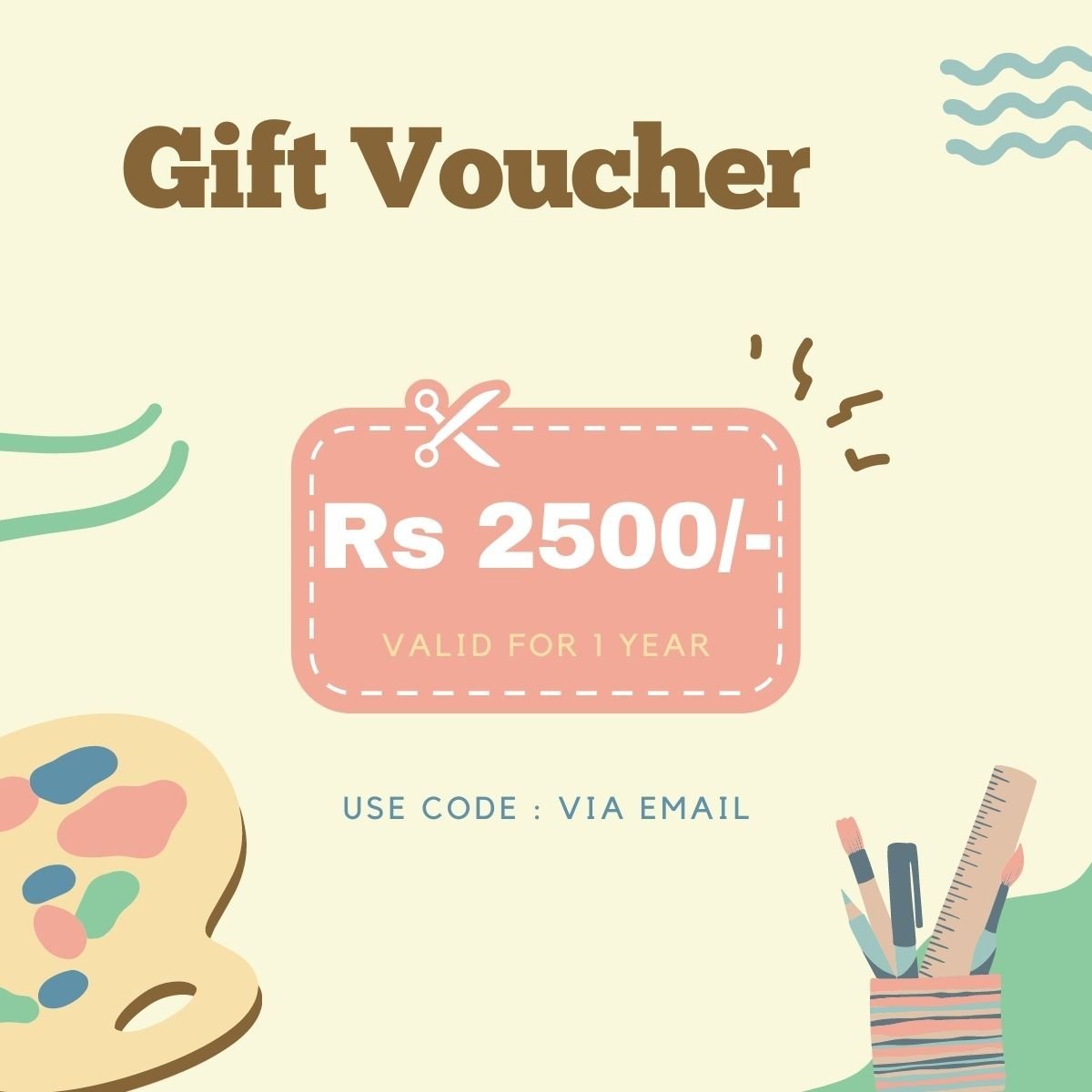 Nesh Kids Store Gift Vouchers - Rs. 2500 - Nesh Kids Store