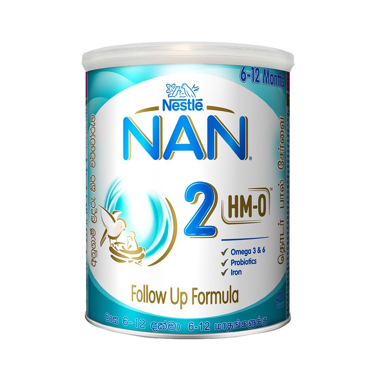 Nestle NAN 2 HMO Follow Up Formula with Iron -6-12 Months, 400g Tin ...