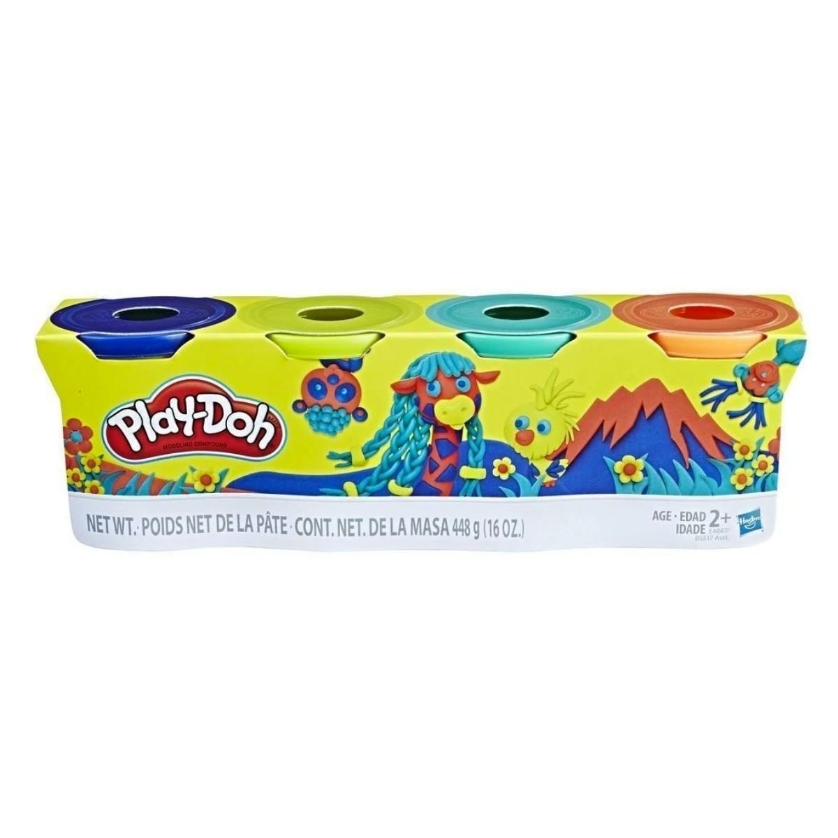 Play-Doh Classic Color (Pack of 4 Cups - Blue) - Nesh Kids Store