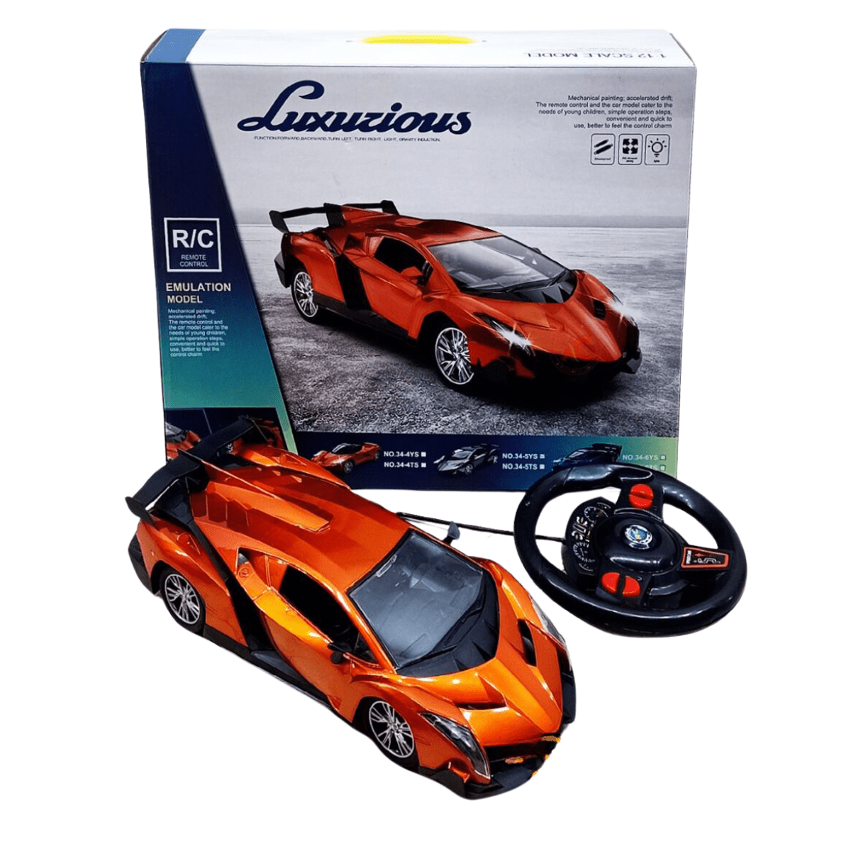 RC Luxurious car with Steering wheel - Nesh Kids Store