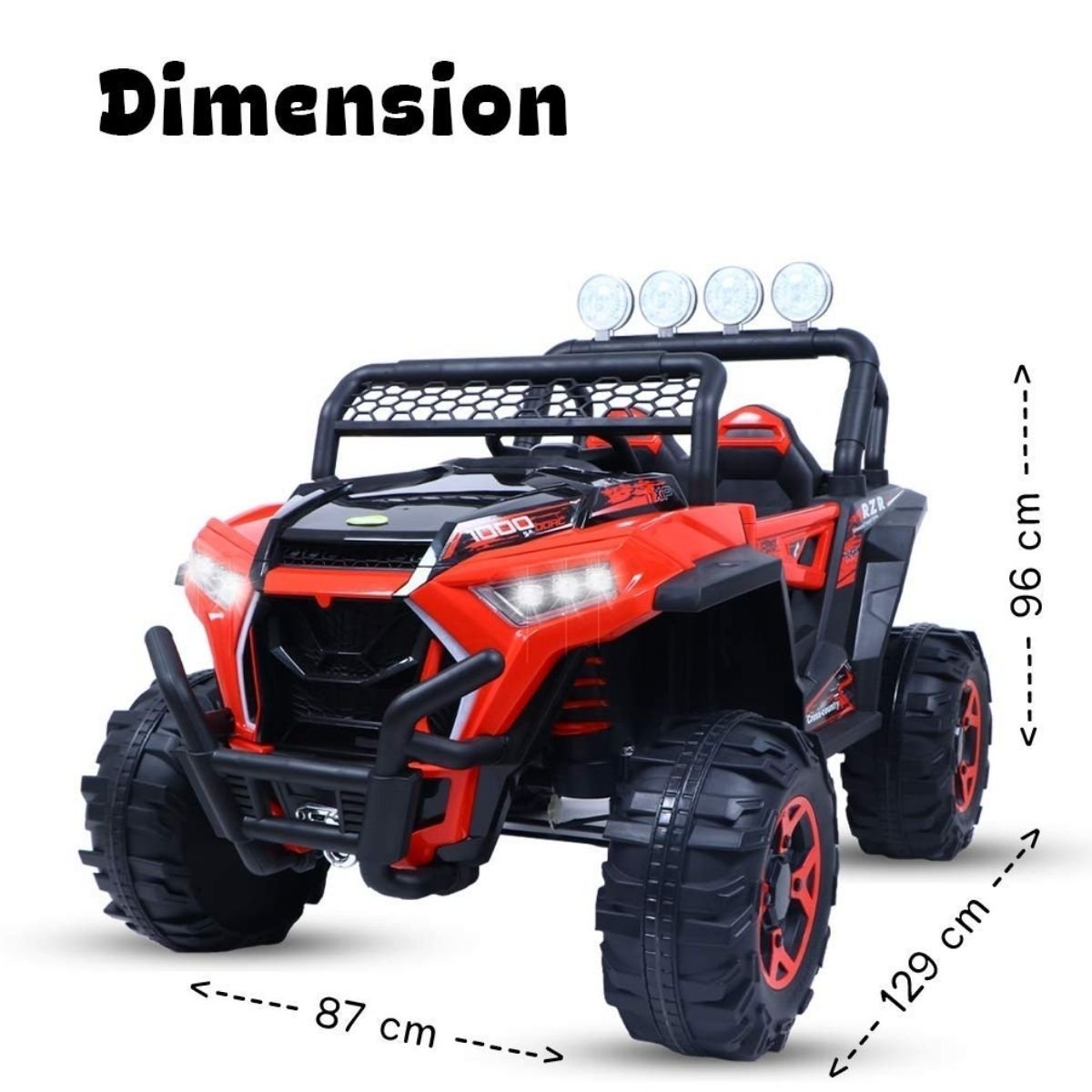 Rechargeable Motor Jeep (with Remote) NEL-918 - Nesh Kids Store