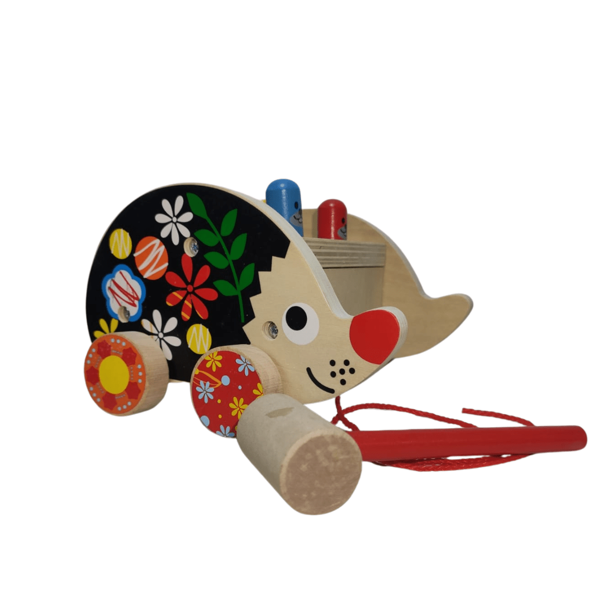 Wooden Whack-A-Mole Game car- (3+Years) - Nesh Kids Store | Sri Lanka